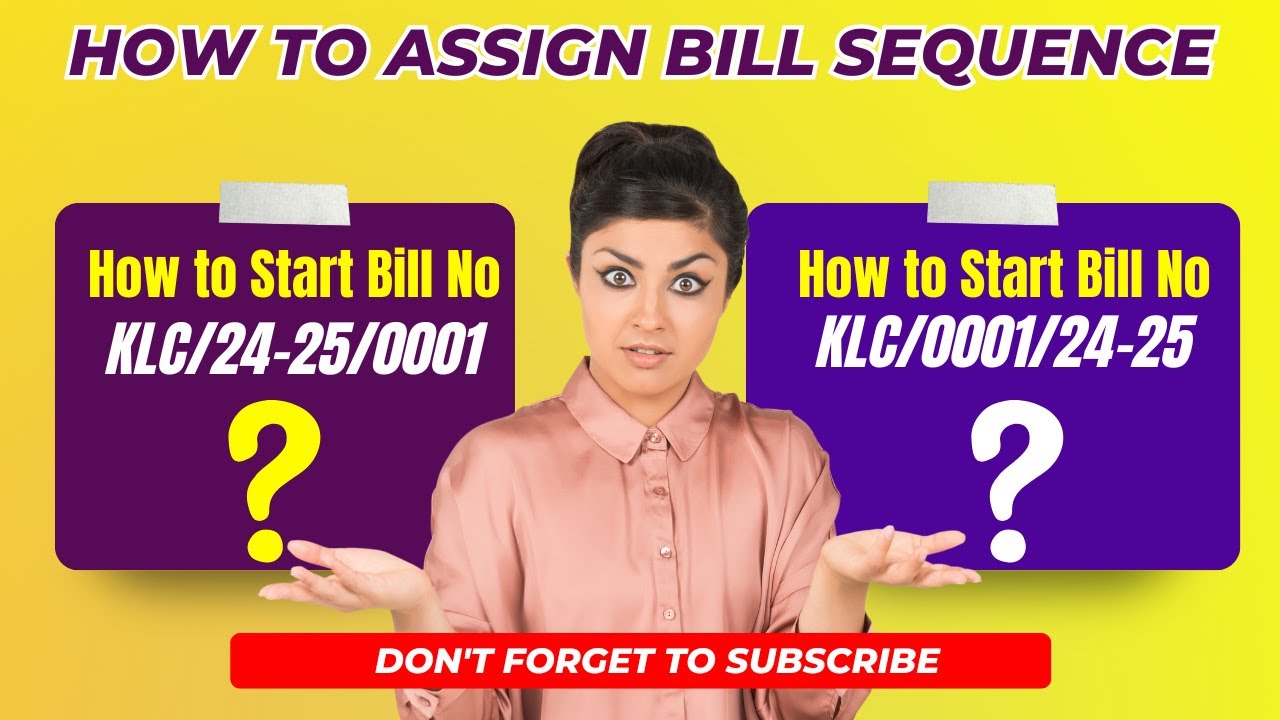 How to Change Bill Number Sequence for One Plus ERP Software - YouTube