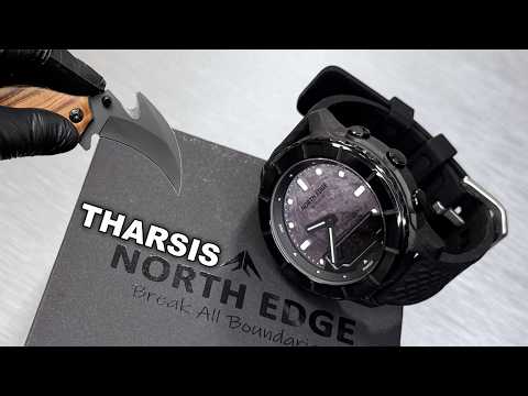 THARSIS North Edge Unboxing and Review Sport Military Watch - Aesthetic ASMR