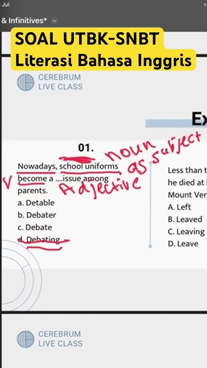 Soal UTBK-SNBT Literasi Bahasa Inggris 2023, Bisa Jawab Semua Soal dengan Mudah dan Hemat Waktu ...