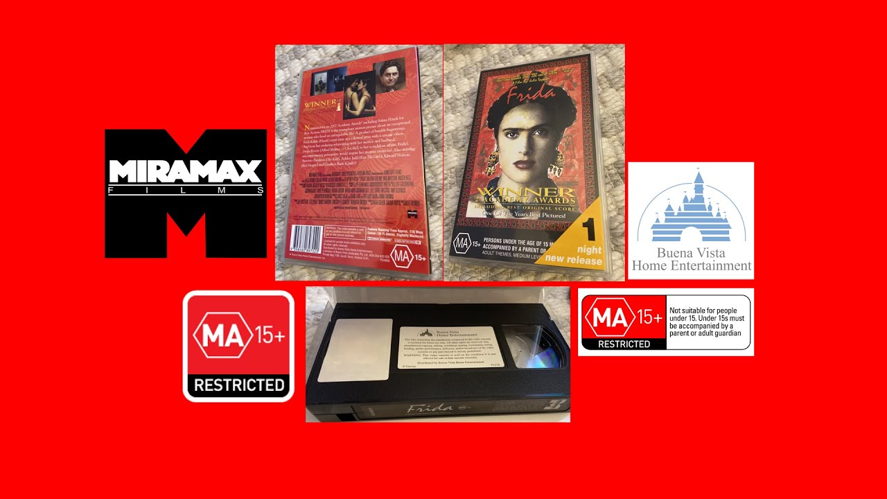 Opening to frida VHS Australia ex-rental retail edition 2002 - YouTube