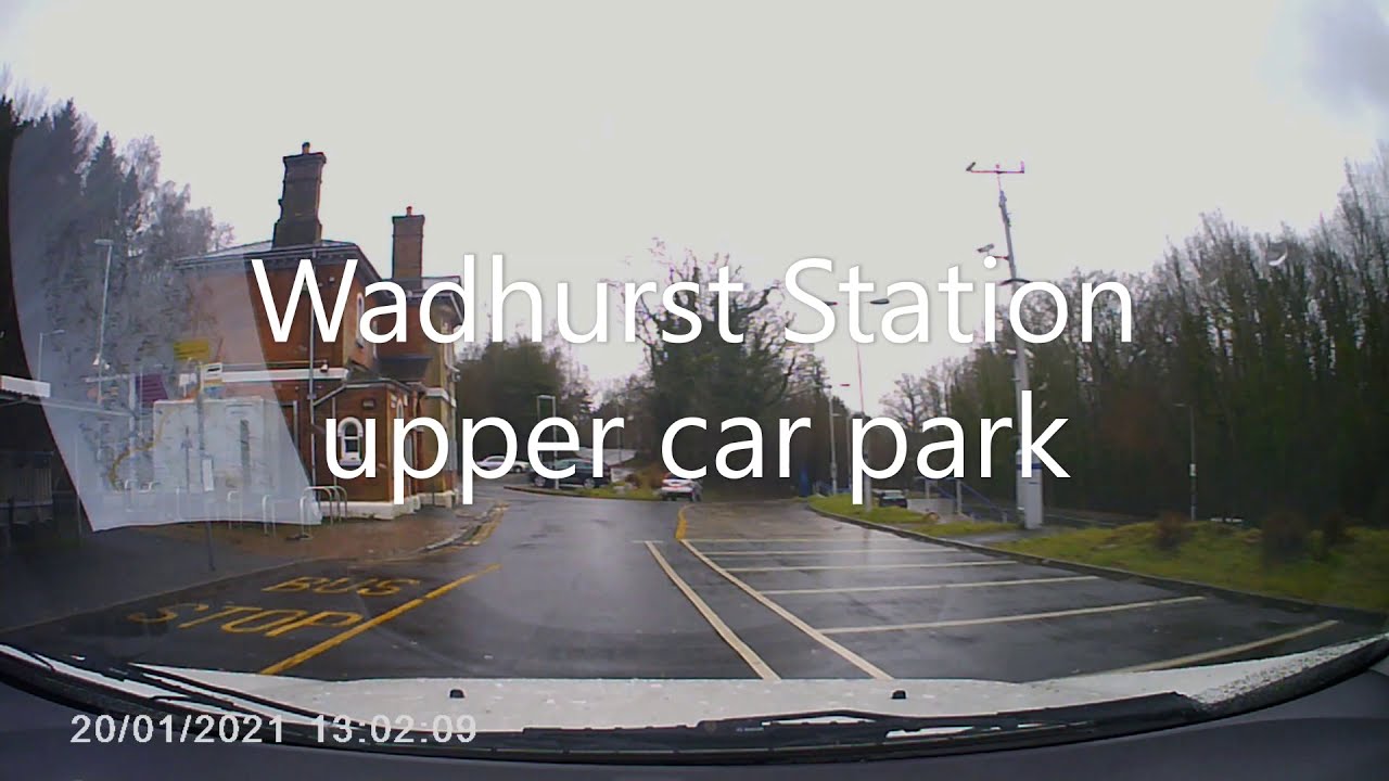 Following the Rail replacement bus route by car from Wadhurst to ...