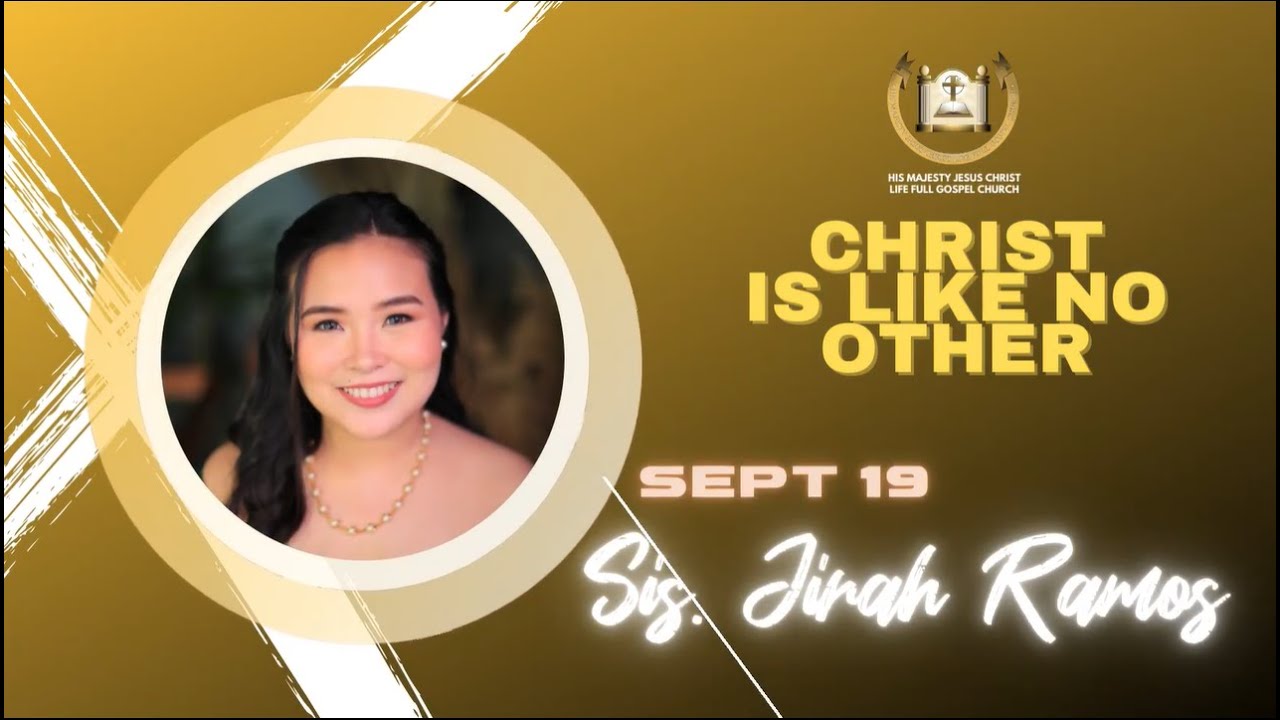 Sis. Jirah Lynne Ramos - Honoring Christ In Difficult Times - YouTube
