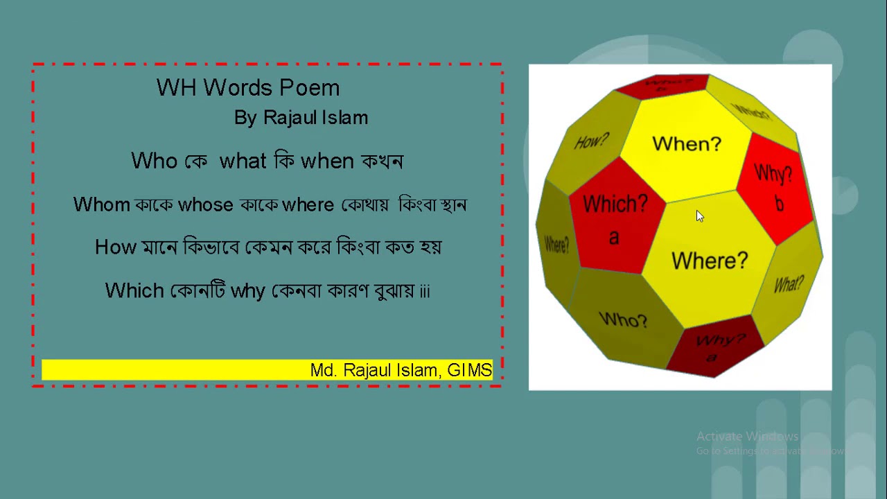 Wh Question For Class 3 4 5 Part 1 YouTube wh-question-for-class-3-4-5-part-1-youtube