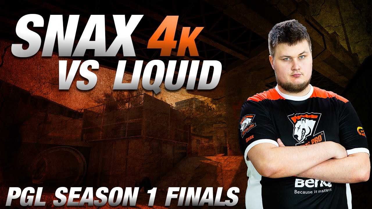 CS:GO - Virtus.pro Snax - 4 kills vs Team Liquid @ PGL Season 1 Finals ...