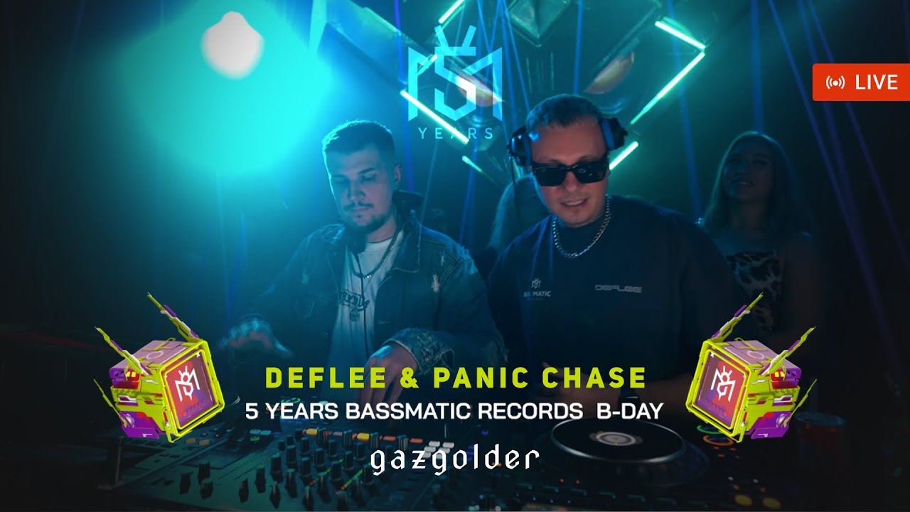 DEFLEE & Panic Chase @ Live 5 Years Bassmatic Records (Gazgolder Club ...
