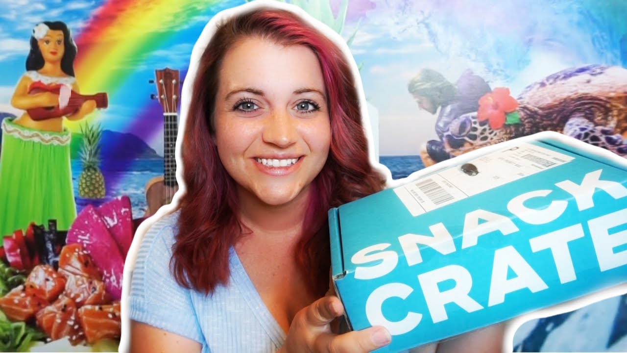 SNACK CRATE UNBOXING AND REVIEW American Trying Hawaiian Snacks - YouTube