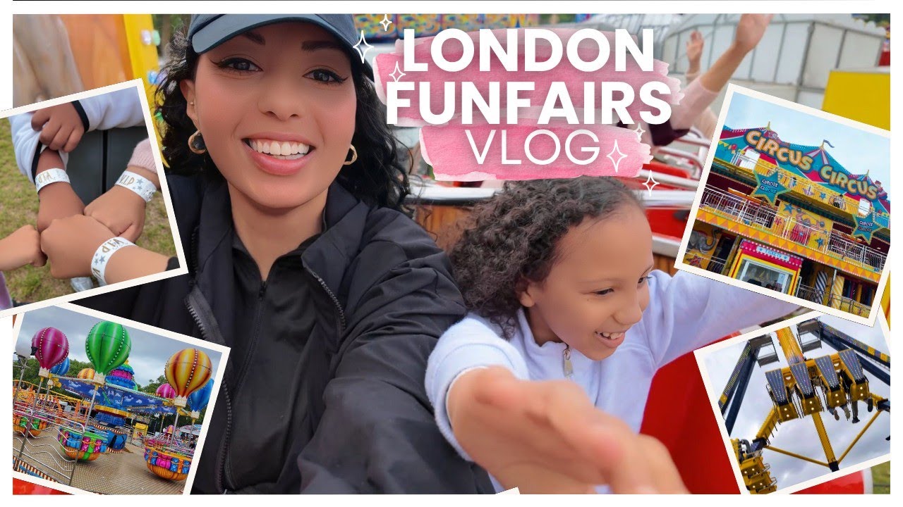 COME WITH US TO LONDON FUNFAIRS 🎡🎢 Pymmes Park, Day Out, Family Fun ...