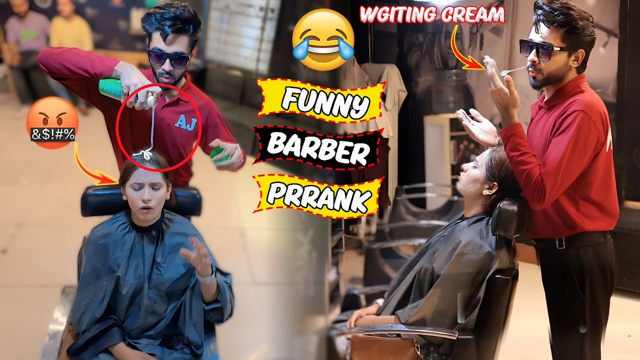 Funny Barber Prank Part 2 || BY AJ Ahsan || - YouTube