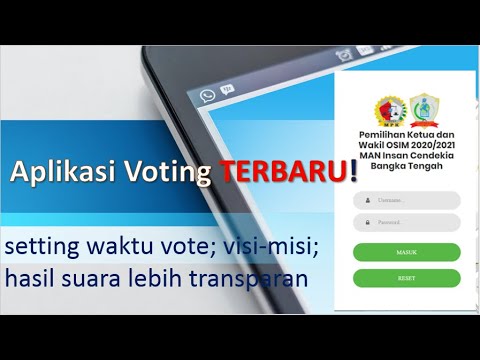 Aplikasi Pemilihan Voting online TERBARU! makin KEREN dan LENGKAP ...