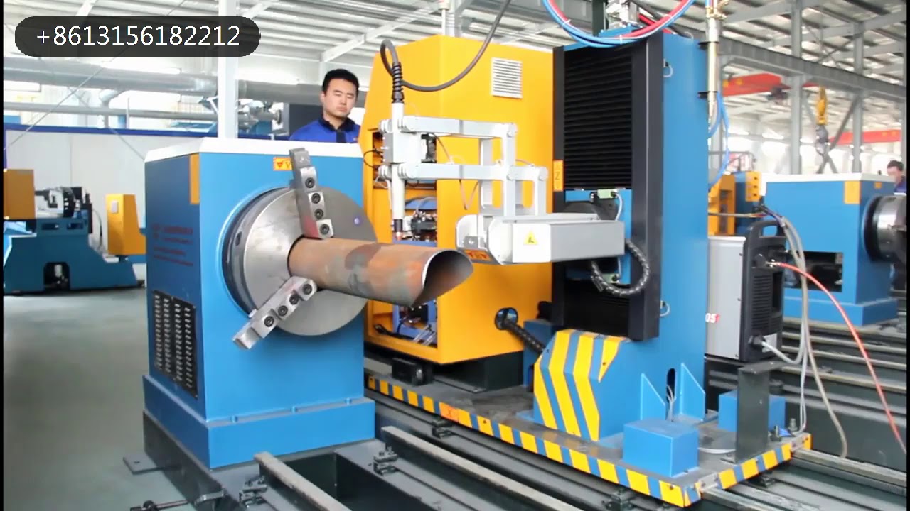 CNC Plasma pipe cutting beveling machine | Kasry KR-XY5 Pipe Profiler ...