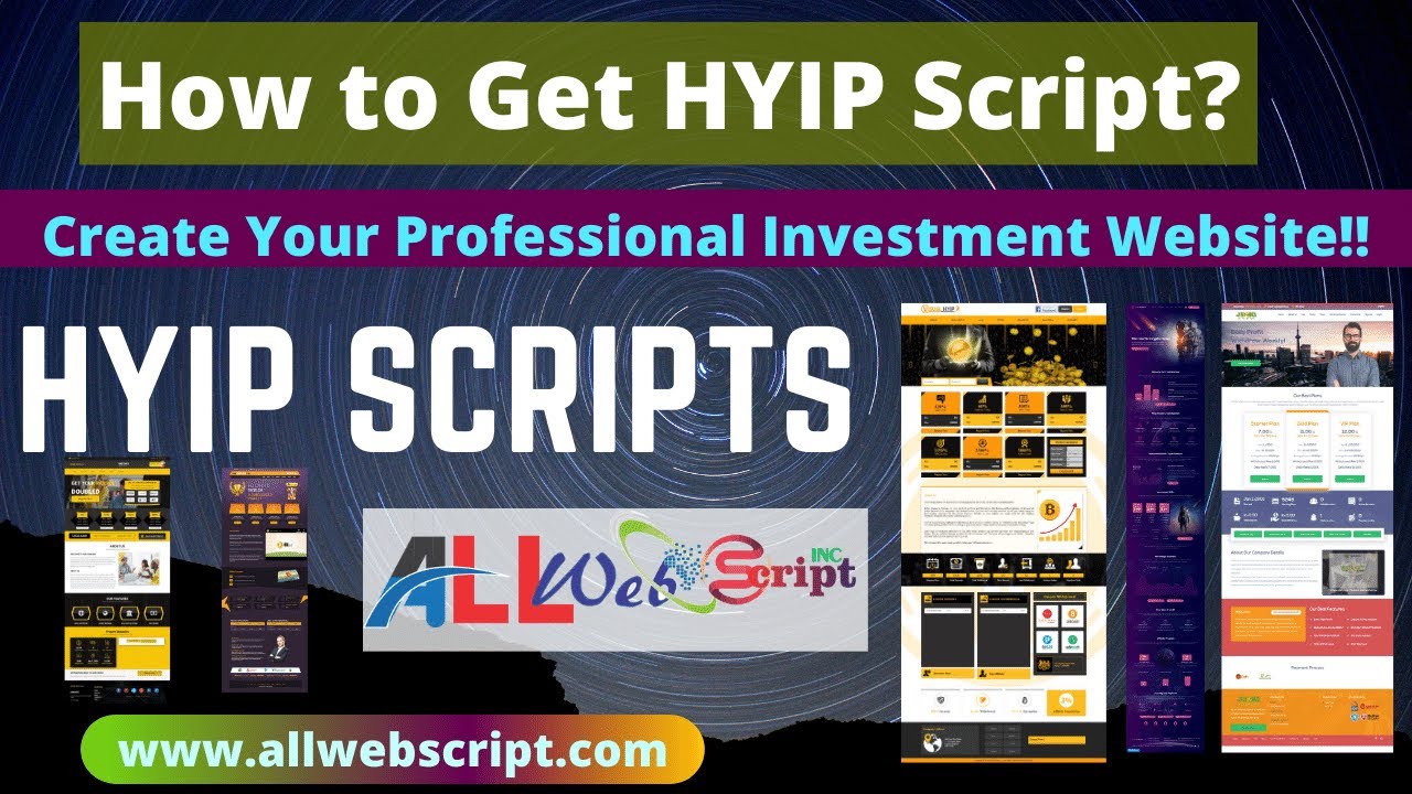 #allwebscript #hyip #ptc How to get HYIP script? | How to make ...