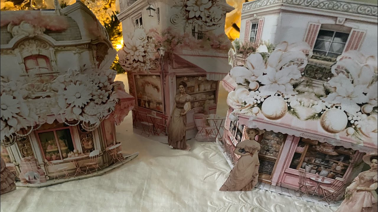 Quick Look at a 3d version of the storefronts using posh pink Christmas ...