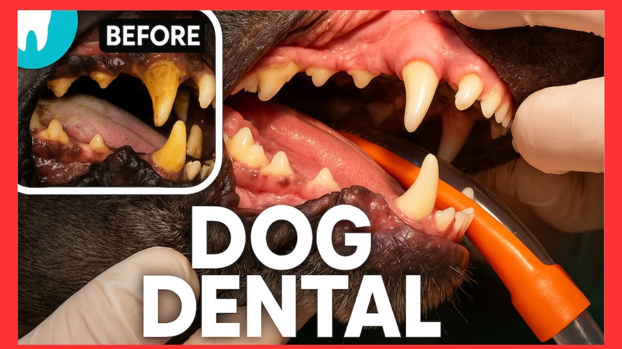 Professional Dog Teeth Cleaning by a Vet - YouTube