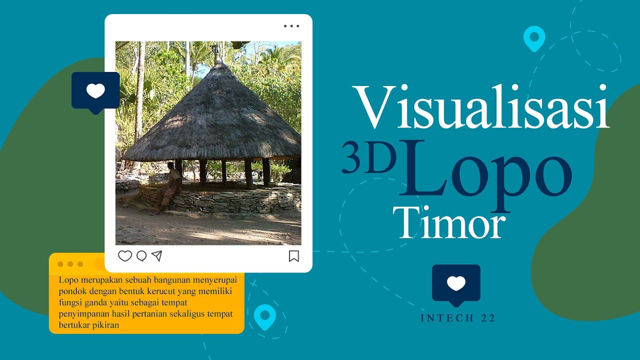 Visualisasi 3D Lopo Timor Rumah Adat Masyarakat TTU #intechgroup # ...