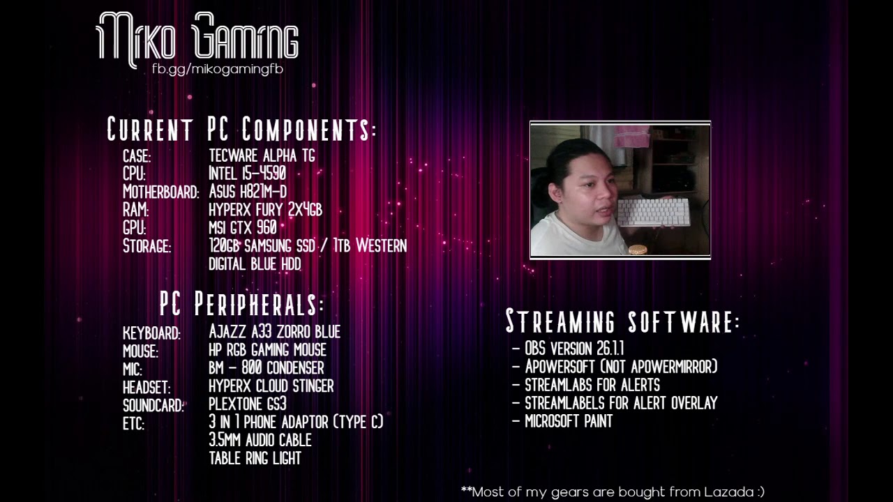 Miko Gaming Stream Setup - Walkthrough - YouTube