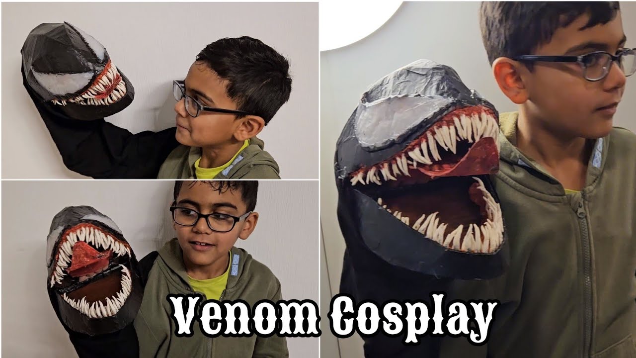 Venom Cosplay | Venom for Kids carnival | DIY Carnival Costume ...