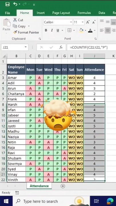 Excel Interview Question || Countif formula in excel #shorts #howto #interview - YouTube