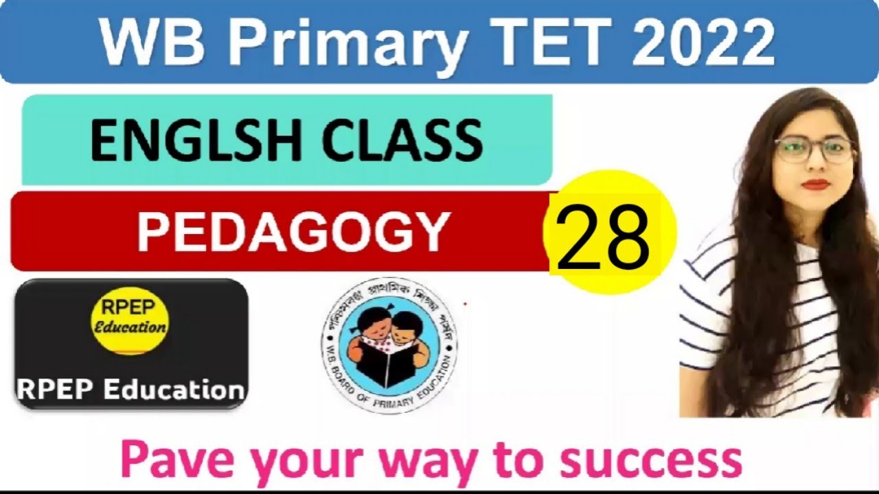 Primary Tet English Pedagogy || Primary tet preparation 2022 || Wb ...