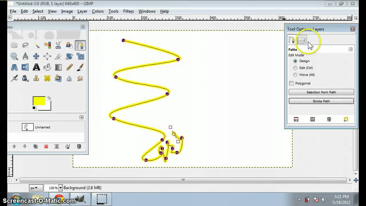 How to do multicolored swirl at gimp 2.6 - YouTube