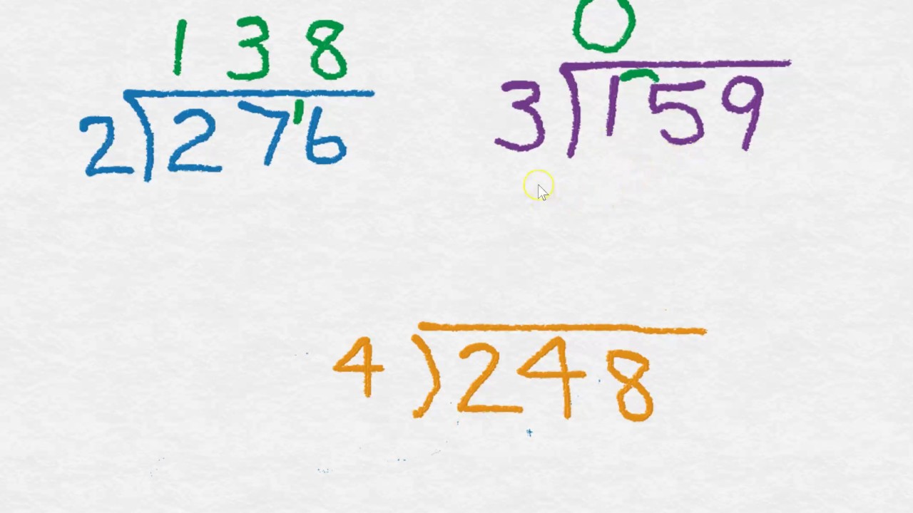 Short Division 3 Digits By 1 No Remainders YouTube short-division-3-digits-by-1-no-remainders-youtube