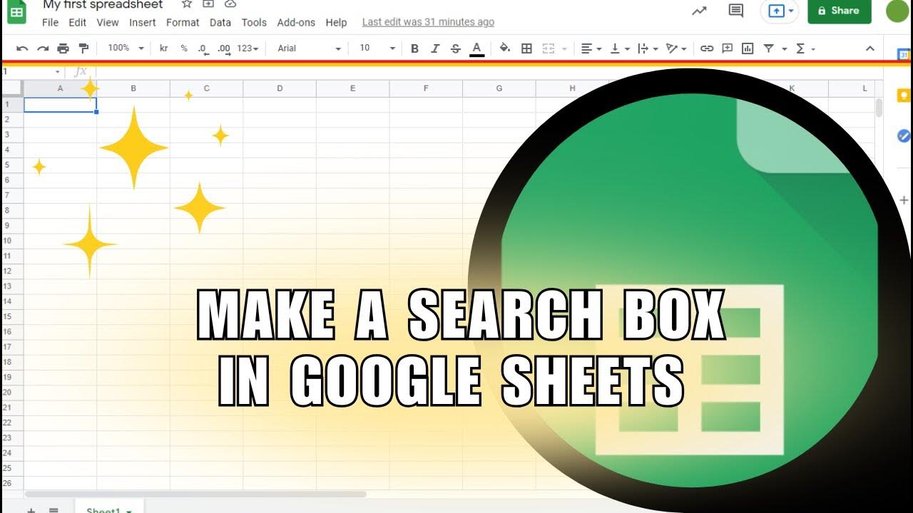 ⚡️ PRO: How to Make a Search Box in Google Sheets with Interactive and ...