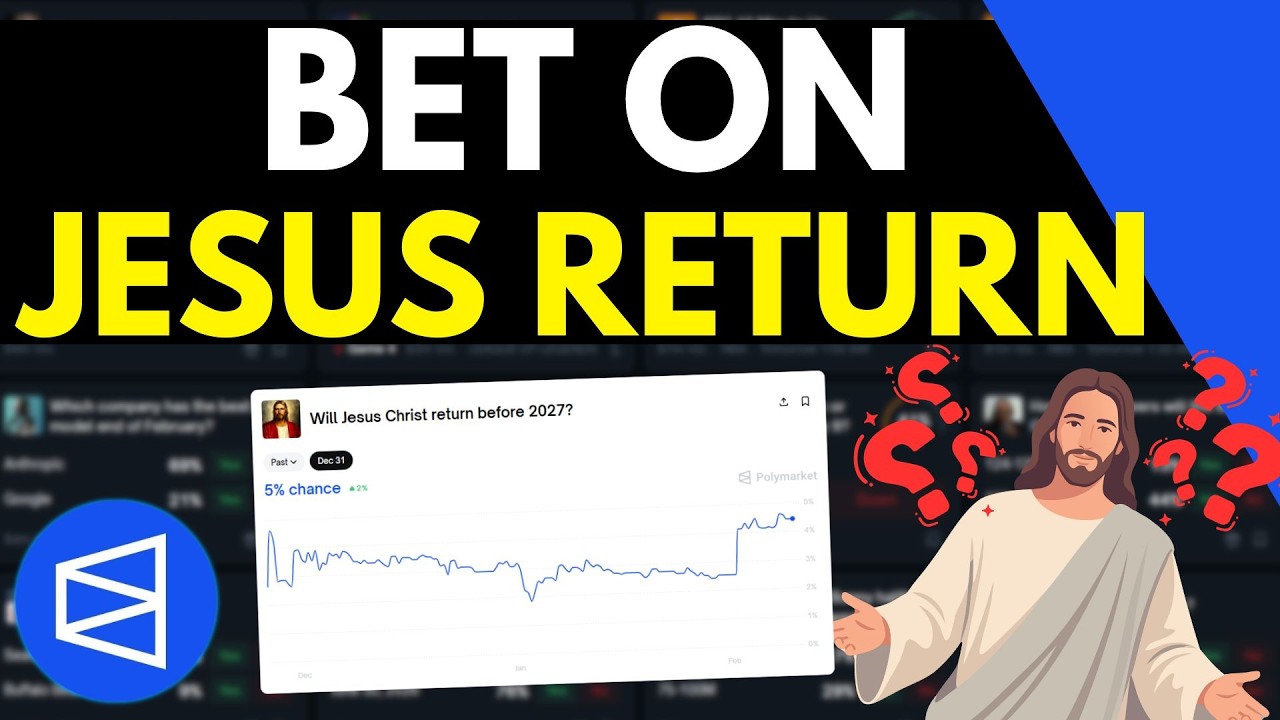 How To Bet on Jesus Christ Return (Easy) Polymarket Tutorial - YouTube
