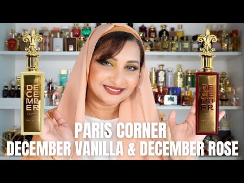 PARIS CORNER DECEMBER VANILLA & DECEMBER ROSE REVIEW #simsquad