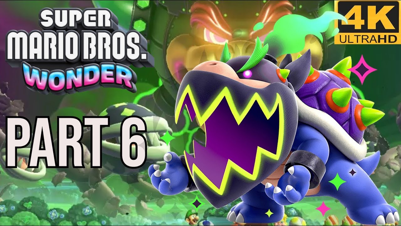 Super Mario Bros. Wonder - Part 6 Gameplay Walkthrough - Deep Magma Bog ...