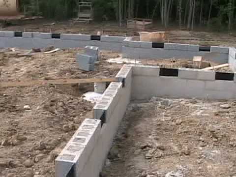 New House - Foundation Built - YouTube