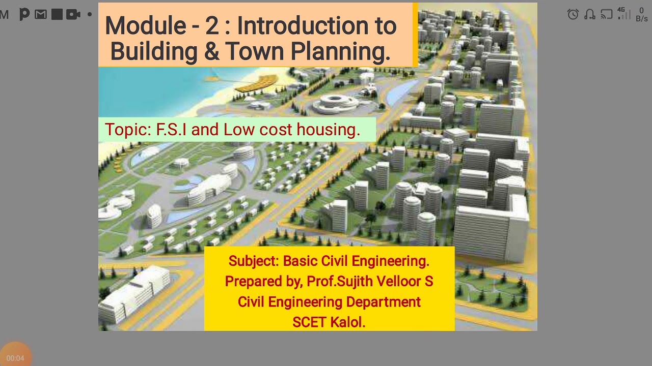 BCE Module 2 Lecture 8 FSI and low cost housing - YouTube