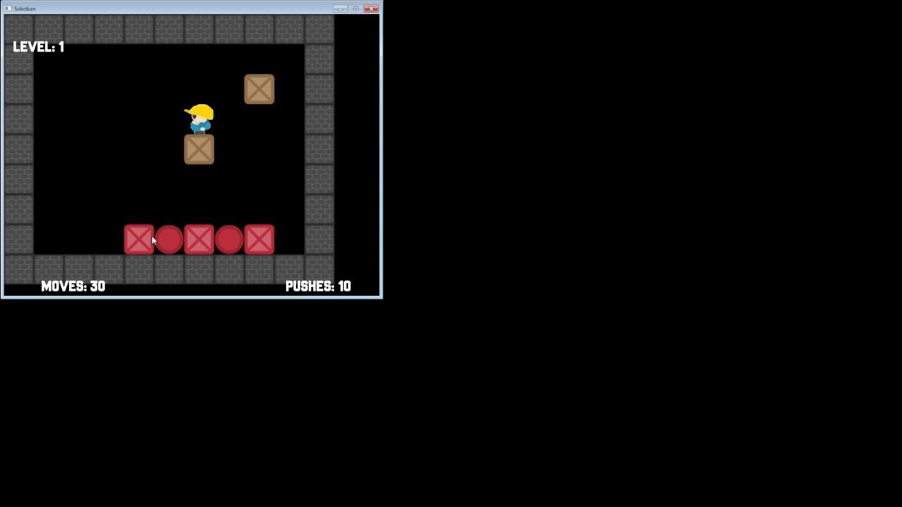 [SFML and C++] Sokoban Gameplay + Source Code - YouTube