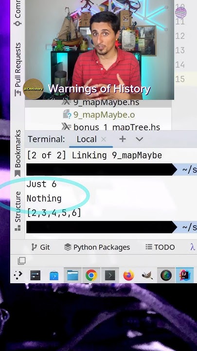 Can I have Nothing or Maybe Just a functor? #functor #jesprotech #haskell #coding #code # ...