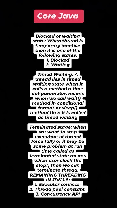 "Blocked, Waiting, Timed Waiting, and Terminated States in Java Thread ...