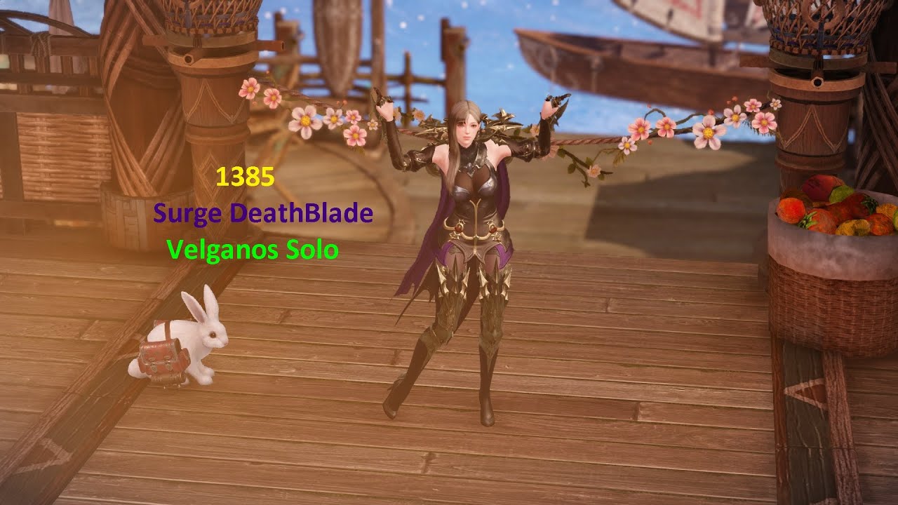 Lost Ark - DeathBlade(Surge) 1385 Velganos solo - YouTube
