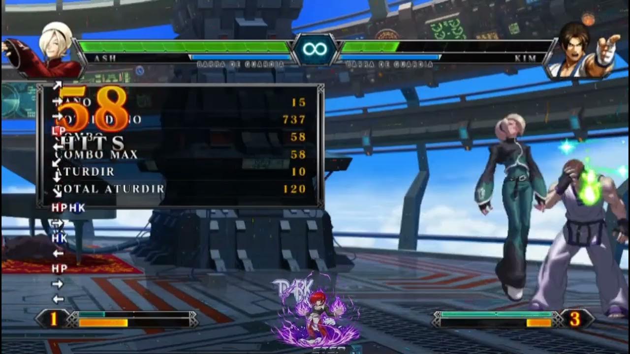 the king of fighters Xlll GM-Ash Stun combos compilation - YouTube