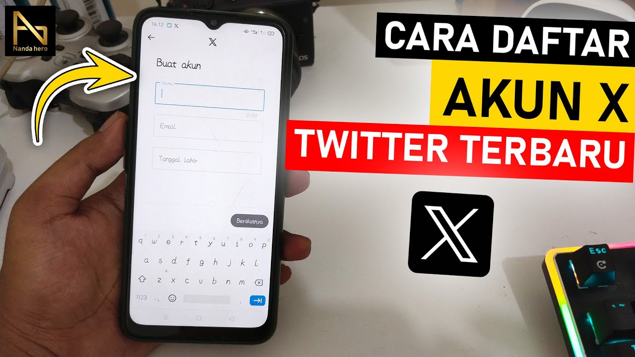 CARA MEMBUAT AKUN X (TWITTER 2024) - YouTube