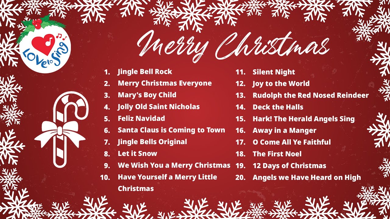 Merry Christmas Music Playlist TOP Popular Christmas Songs 2022