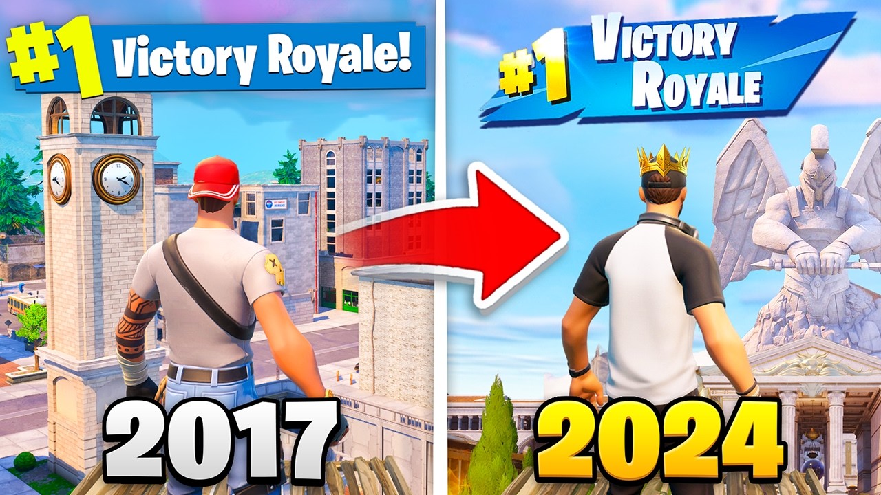 Winning In EVERY Fortnite Chapter! - YouTube
