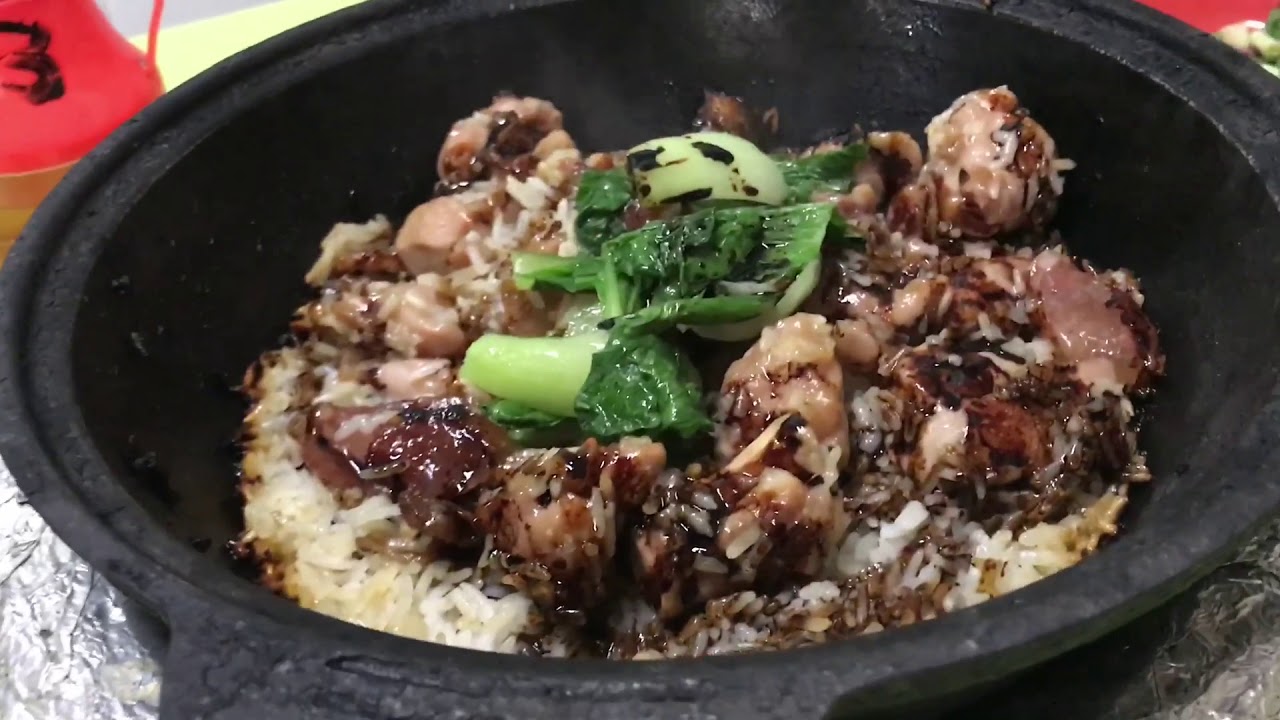 CHINATOWN Claypot Chicken Rice @Singapore - YouTube