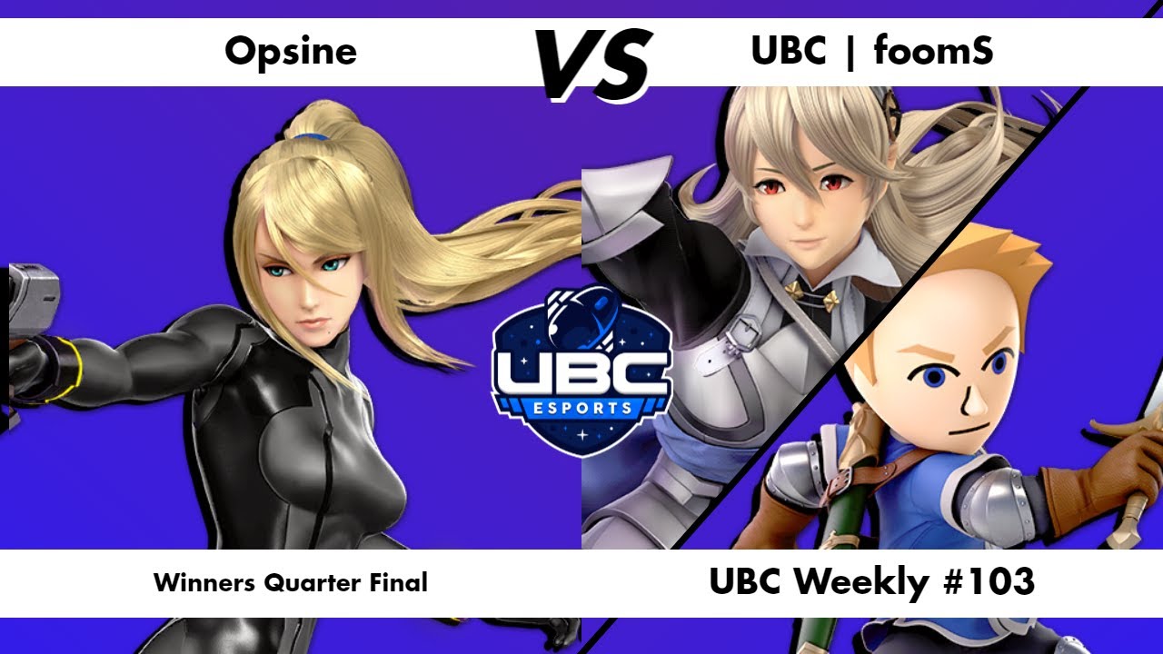 UBC Weekly #103 - Winners Quarters - Opsine (Zero Suit Samus) Vs. UBC ...