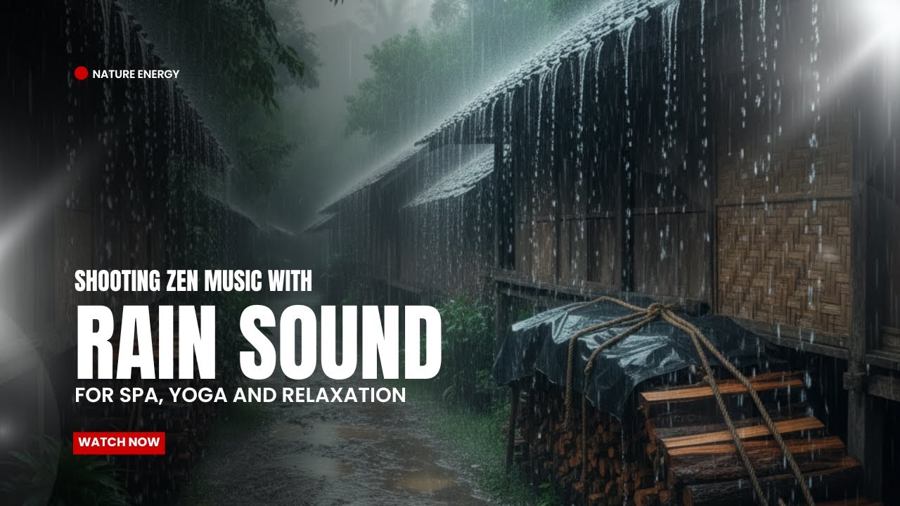 Soothing Zen Music with Rain Sounds • Peaceful Atmosphere for Spa, Yoga ...