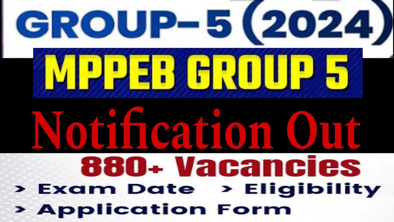 Group 5 Vacancy 2024 (MP ESB Group -5 New Vacancy ) - YouTube