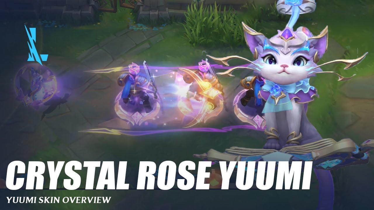 Crystal Rose Yuumi - Wild Rift - YouTube