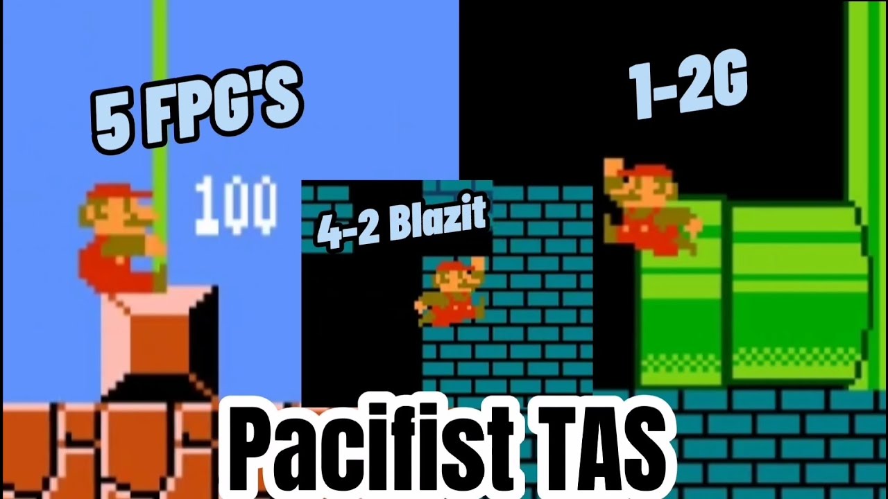 Super Mario Bros. Pacifist Human Theory TAS in 4:54.964 by SMBistic and ...