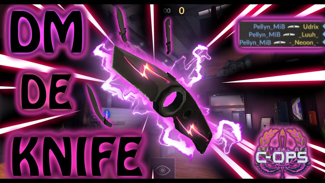 CRITICAL OPS - DM DE KNIFE " MATA - MATA SO DE FACA " !! TOP - YouTube