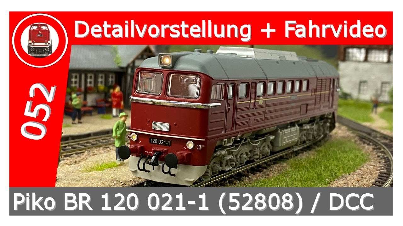 Piko BR120 / V200 #52808 DR, DCC, Sound, Licht, Epoche IV, Spur H0 ...