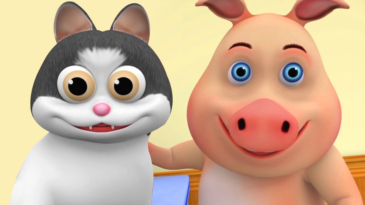 Meow Meow Billi Karti | म्याऊ म्याऊ बिल्ली करती | Hindi Balgeet Songs ...