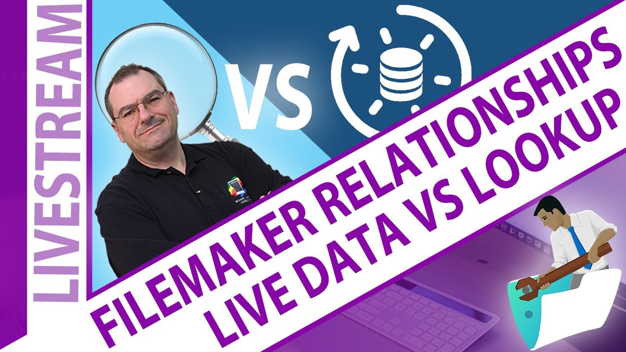 FileMaker Relationships - Live Data vs Lookups - YouTube