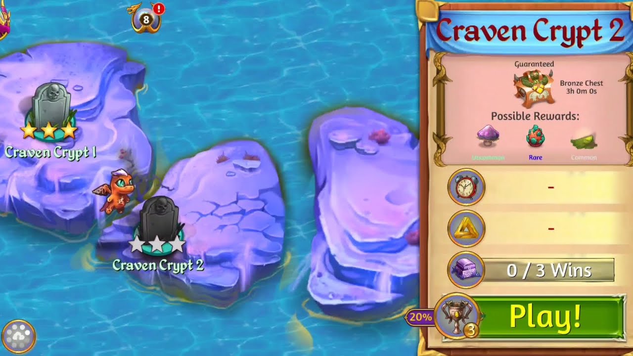 Merge Dragons! Craven Crypt 2 All Stars! - YouTube