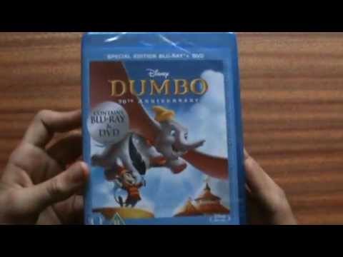 Walt Disney's Dumbo Blu-ray Unboxing - YouTube